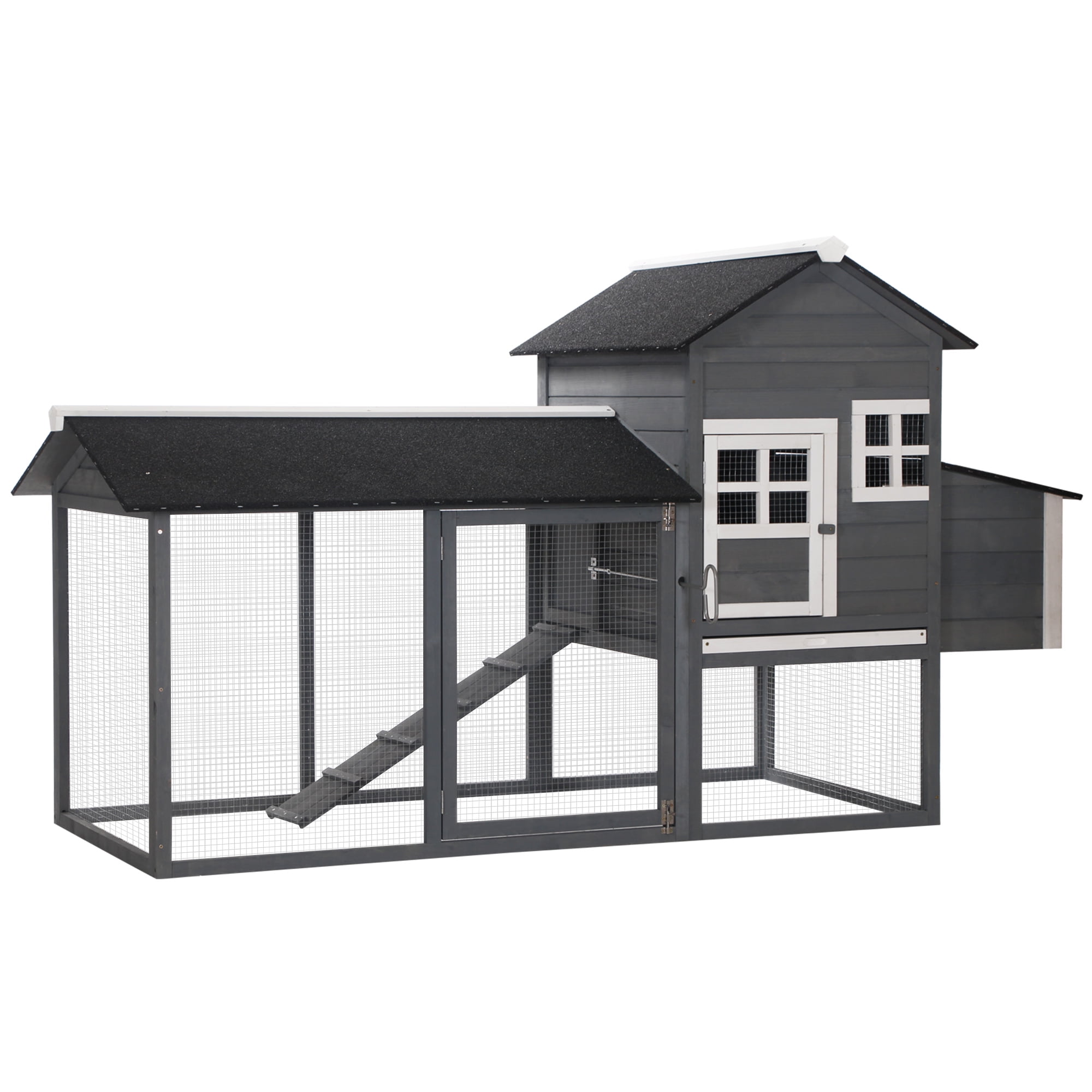 Click here for Pawhut Chicken Coop Hen House With Nesting Box & R... prices