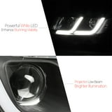 DNA Motoring For 14-16 Jeep Grand Cherokee LED DRL Black Clear ...