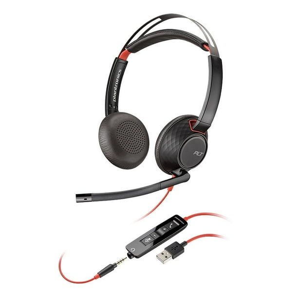 Headsets Poly Blackwire C5220 USB-A para PC Binaural Negro Poly 207576 ...