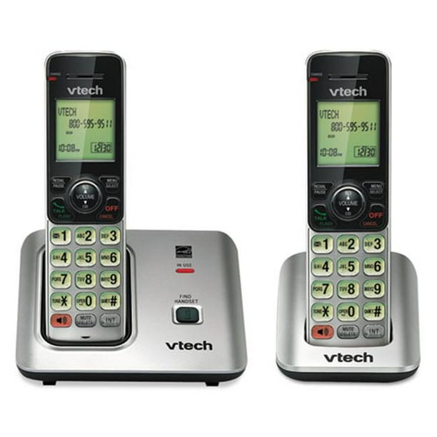 Vtech Communications CS66192 CS6619-2 Cordless Digital Answering System ...