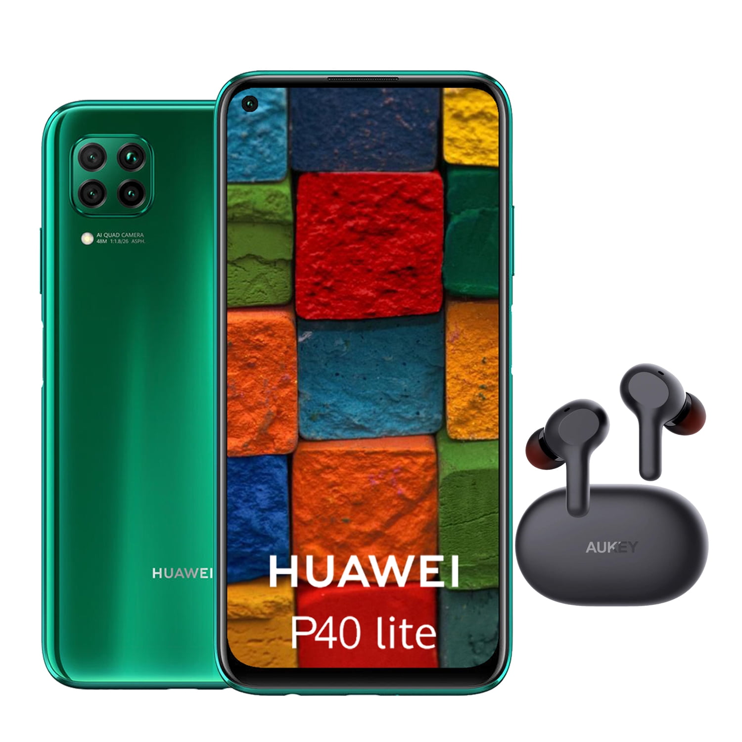 Smartphone Huawei P40 Lite 128GB 6GB Ram Dual Sim más Audífonos Bluetooth - JNY-LX1 | Walmart en ...