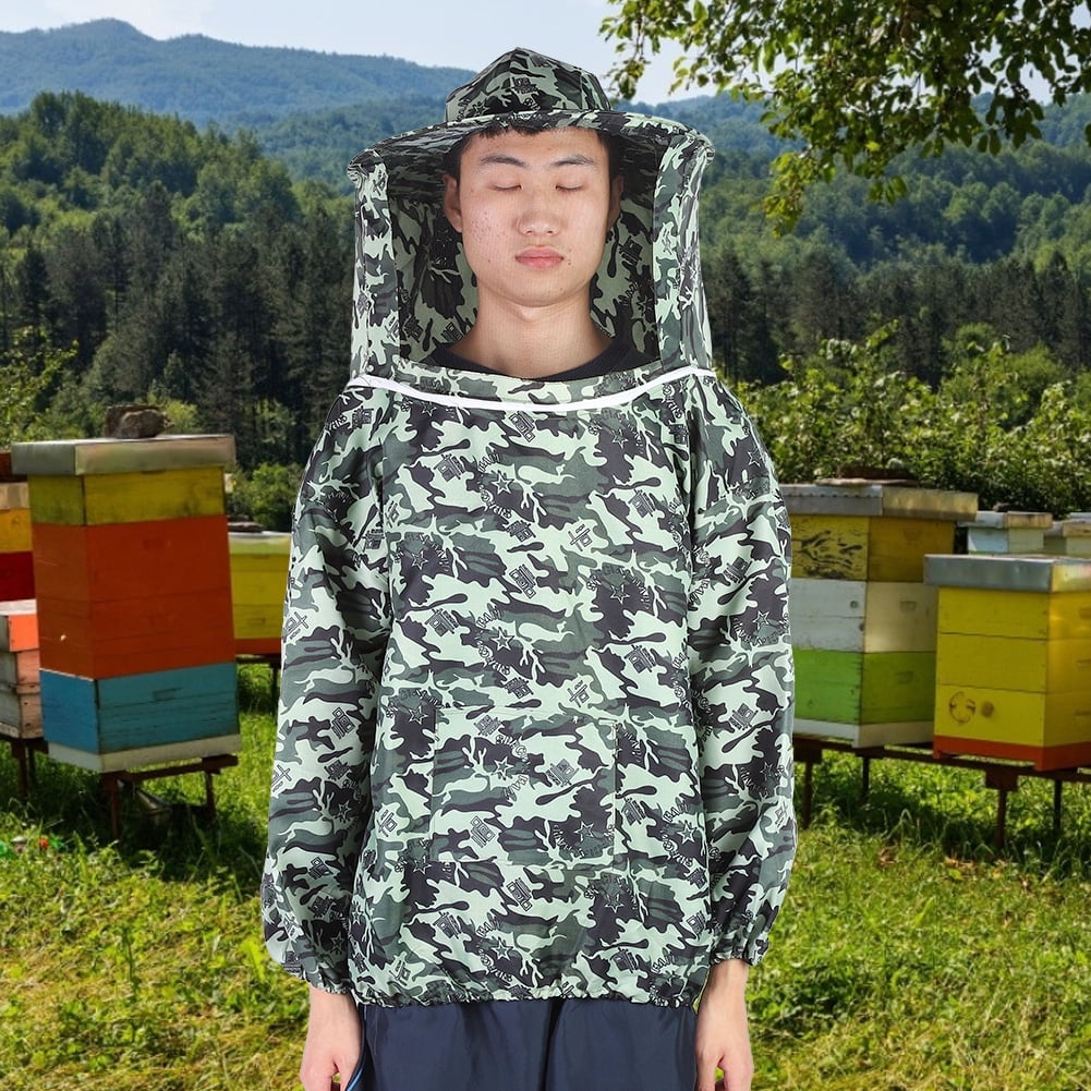 Traje de velo de apicultura, prenda superior protectora de apicultura ...