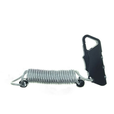 Electric Vehicle Helmet Lock Helmet Helmet Combination Lock Spring Rope ...