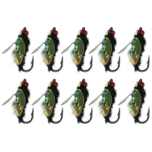 ckepdyeh Bait Fly Hook with Wing Insect Fishing Horse Mouth Hair Hook ...
