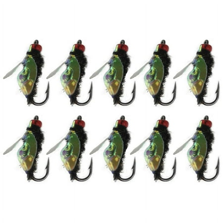 ckepdyeh Bait Fly Hook with Wing Insect Fishing Horse Mouth Hair Hook ...