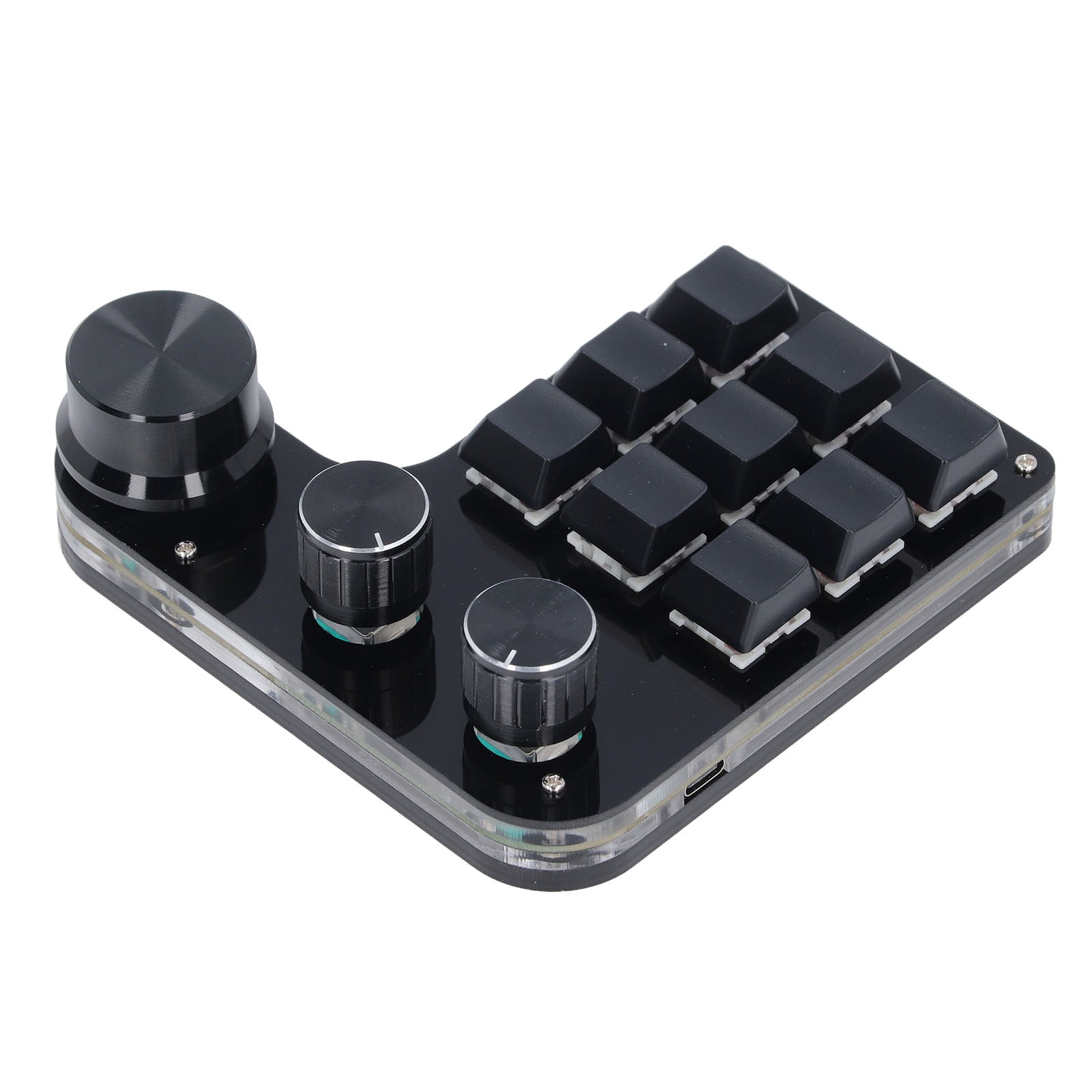 Teclado Macro De Programación, Operación Con Una Sola Mano, 3 Perillas ...