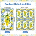CC HOME 100 Sheets Blue and White Porcelain Lemon Long Napkin Fruit ...