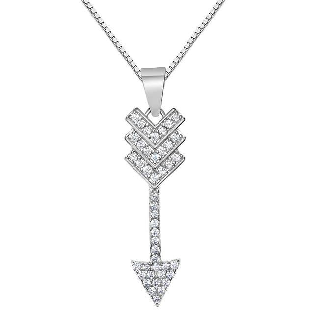 Precious Stars - Precious Stars PT2373-CH260-16 16 in. 14K White Gold ...