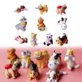 Jewelry Charm Dog Shaped Animal Pendant Accessories PVC Material Dog ...