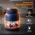 Portable Wireless Juicer Cup, USB Rechargeable Electric Juicers Cups ...