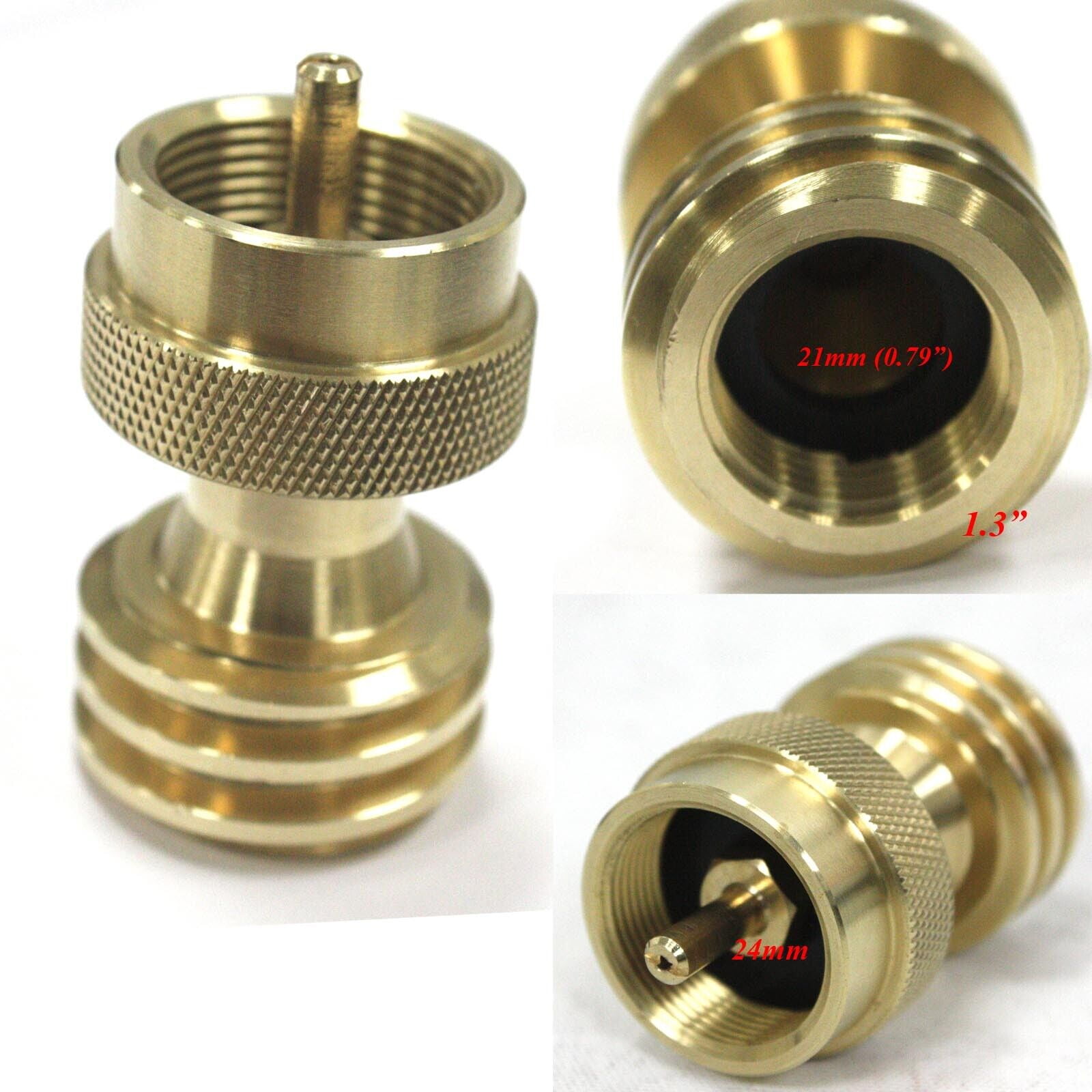 BBQ Grill Conversion Brass Adapter For Saver 1lb Propane Bottle Tank ...