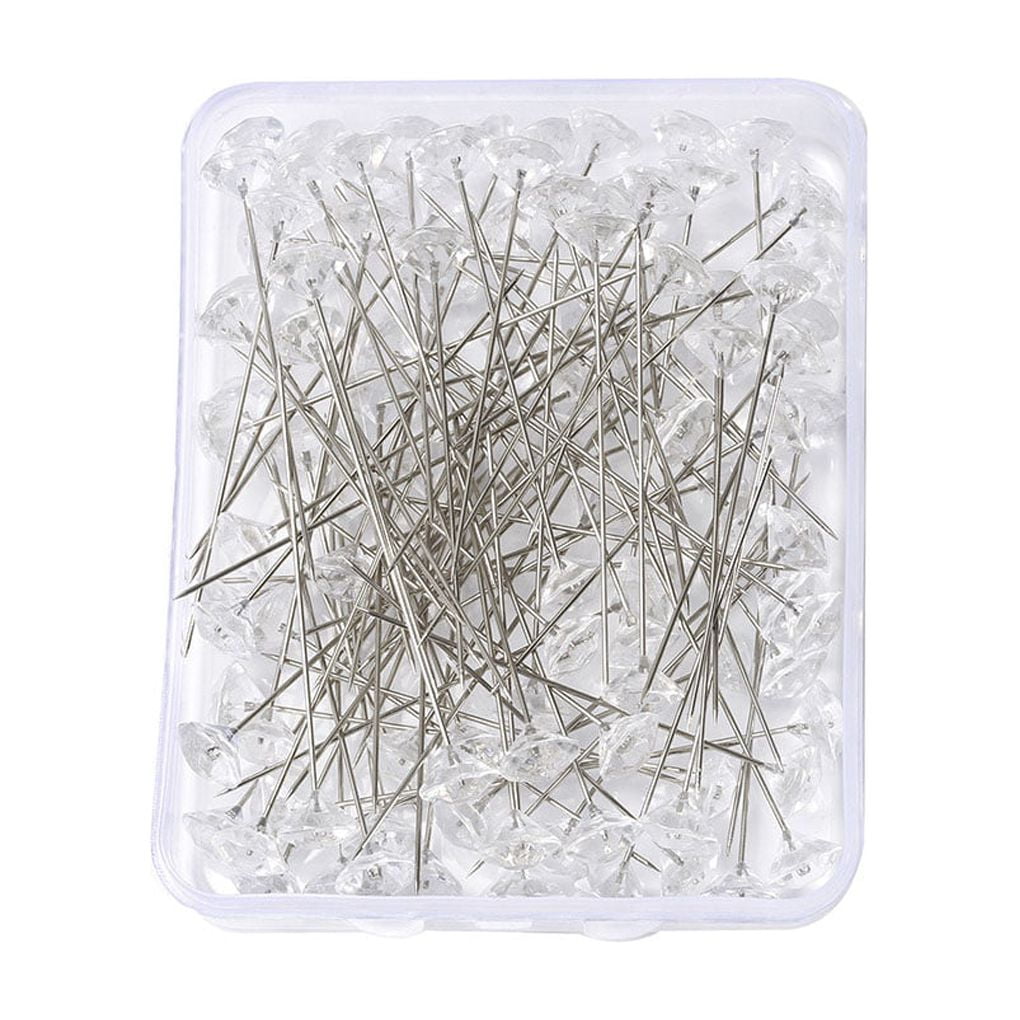 Click here for Braveheart Worallymy 100pcs Sewing Pins Clear Crys... prices