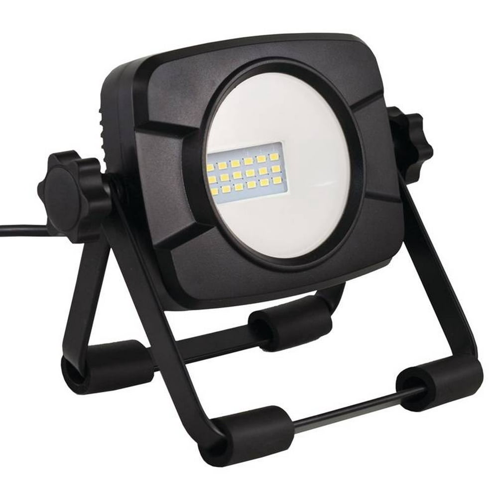 PowerZone Work Light With Stand, 15 W, 120 Vac, Led Bulb, 1000 Lumens ...