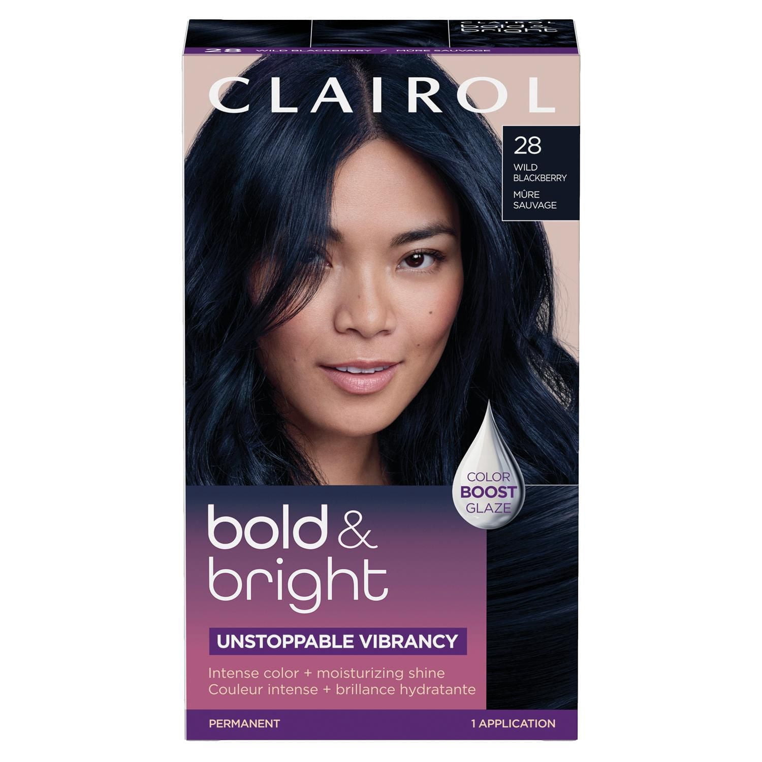 Clairol Bold & Bright Permanent Hair Dye, Intense Color + Moisturizing ...