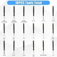 18PCS Terminal Pin Removal Tool Kit Extractor Electrical Wire Connector ...