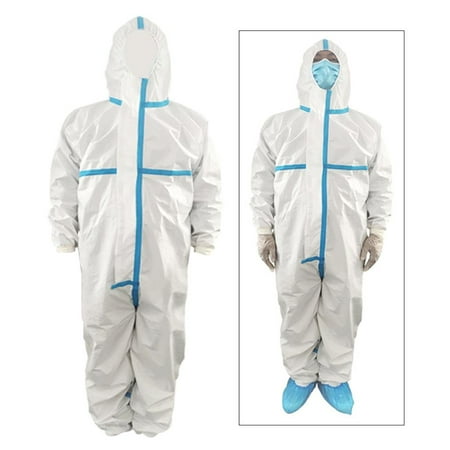 Adult Protective Suit Disposable Work Gown Full Body Isolation Suit ...