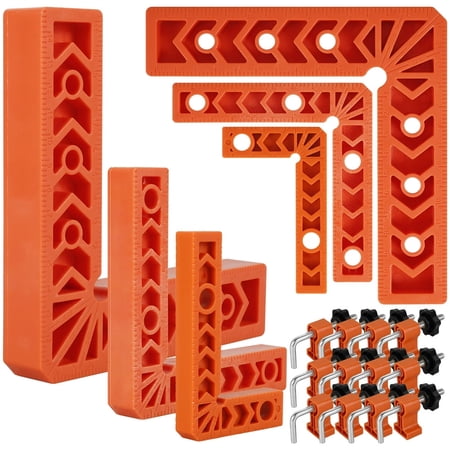 4PCS 4-inch 90 Degree Corner Clamp Clamping Square for Woodworking ...