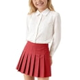 AHTJRT Skirt Sets for Girls Two Pieces Summer Formal College School ...
