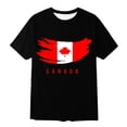 Boys Tshirts Shirts Graphic Embroidered Maple Leaf Canadian Patriotic ...