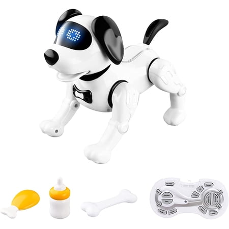 Remote Control Robotic Dog, Stunt Programmable Interactive Robot Puppy ...