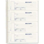 Rediform, RED8L808, 3-part Carbonless Money Receipt Book, 1 Each ...