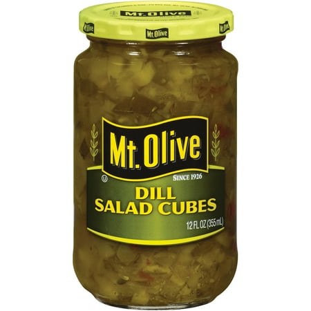 Mt. Olive Dill Salad Cubes, 12 fl oz - Walmart.com