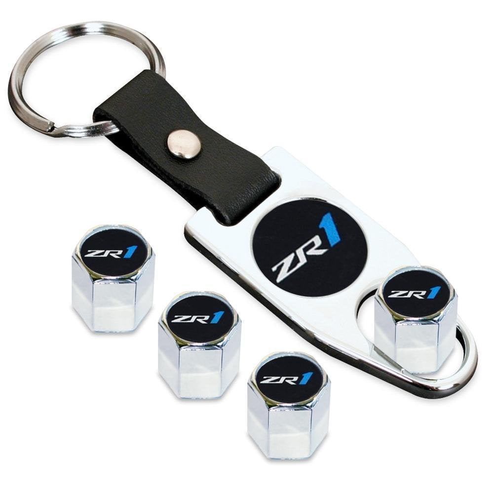 C6 Corvette Valve Stem Caps With C6 ZR1 Logo - Walmart.com