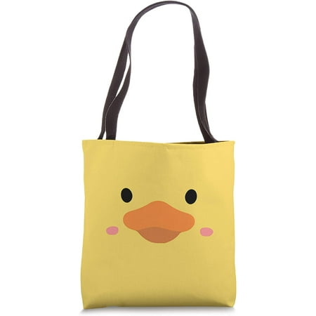 Duck Face Funny Yellow Rubber Duck Cute Duck Tote Bag - 16 inches ...