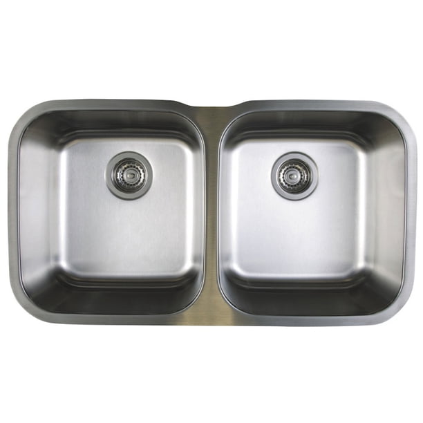 BLANCO STELLAR Equal Double Undermount - Walmart.com