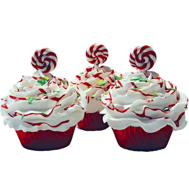 DEZICAKES Large Pink Rosette Fake Cake Display 9" Faux Cake- Decoration ...