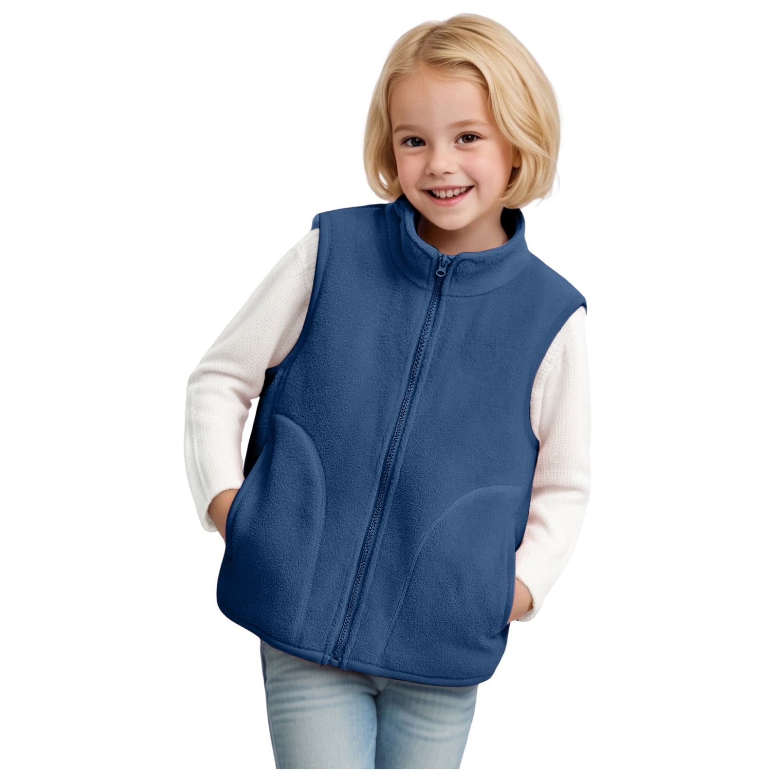 Click here for Zshosam Kid Fleece Vest Boys Full Zip Polar Fleece... prices