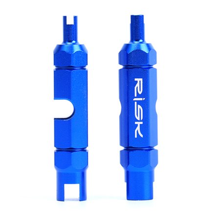RISK Bicycle Valve Core Removal Tool for Schrader Presta Extender Bike ...