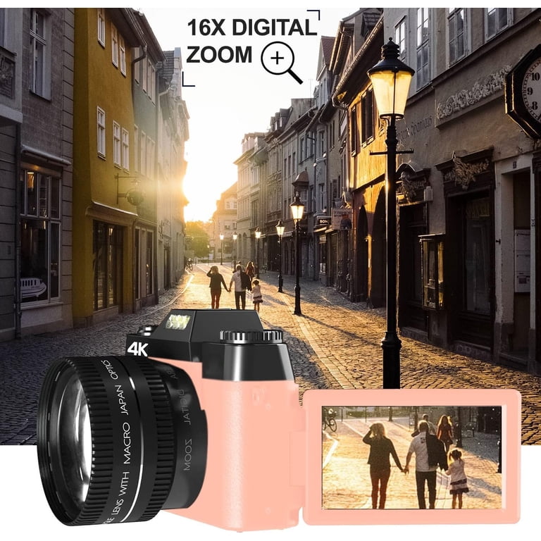 Pocket Camera Mini Retro Digital Camera, Portable TLR Style Retro Point ...
