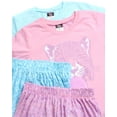 Angel Face Girls' Pajama Set - 4 Piece Sleep Shirt and Lounge Pants ...
