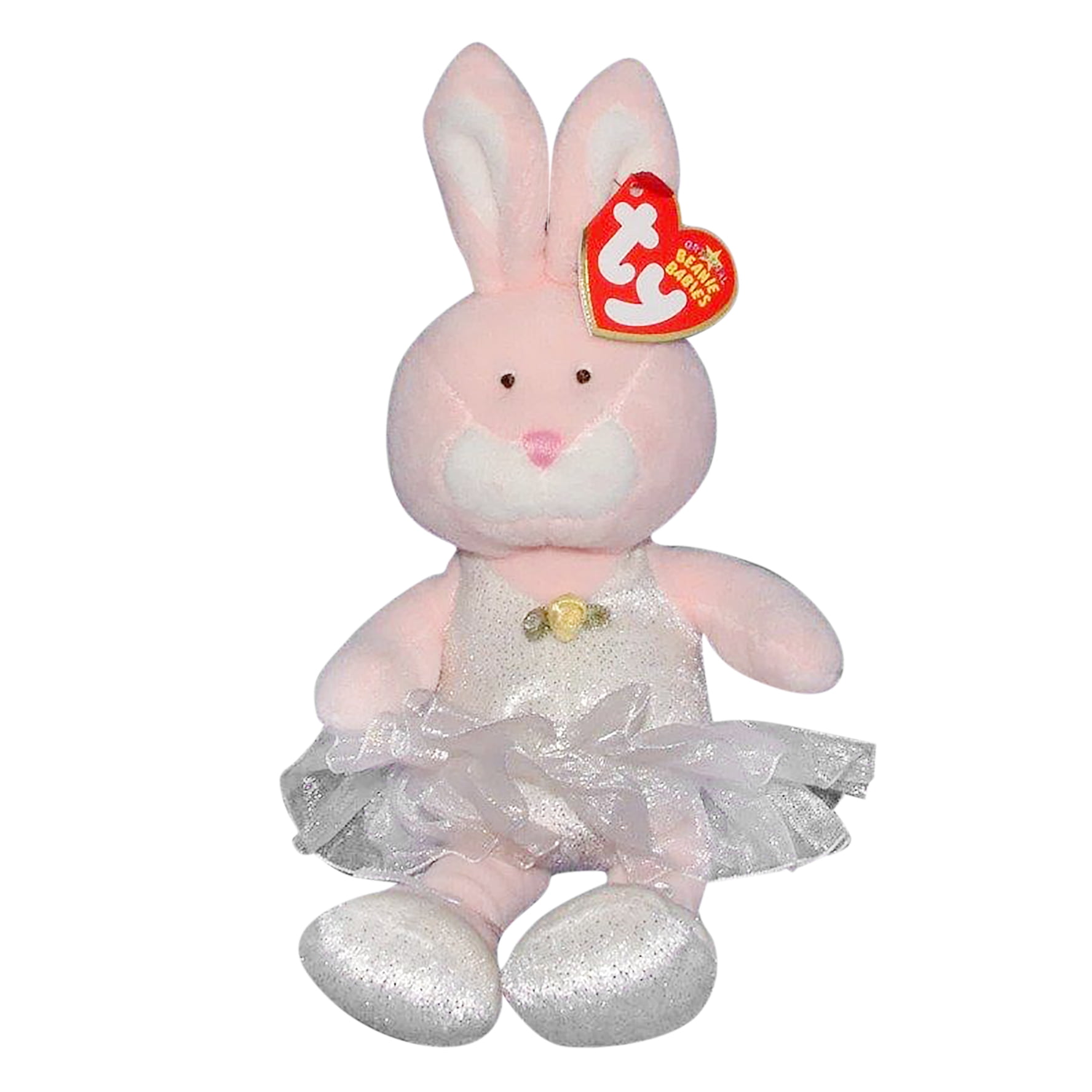 Ty Beanie Baby: Pique the Bunny | Stuffed Animal | MWMT's - Walmart.com