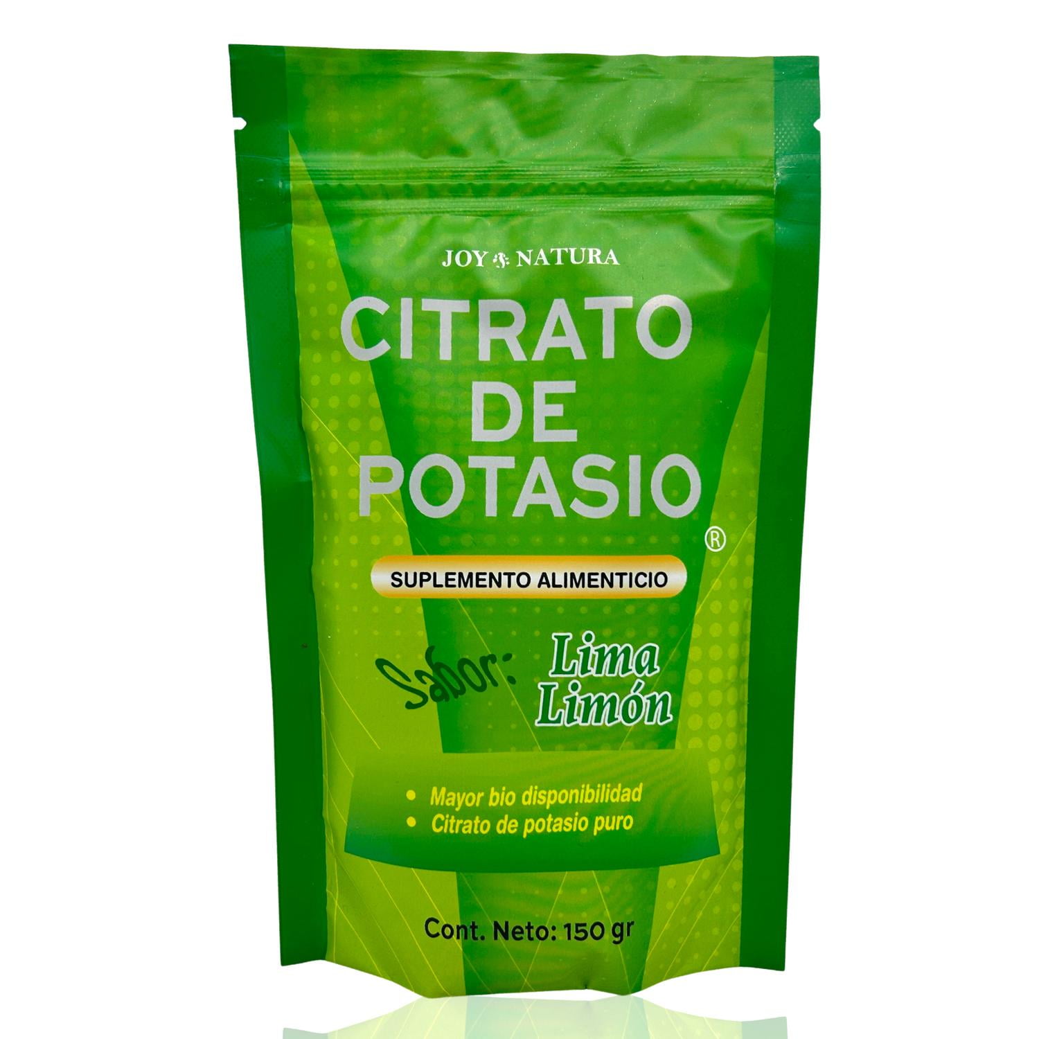 Citrato de Potasio en Polvo Sabor Lima Limon 150 grs Joy Natura ...