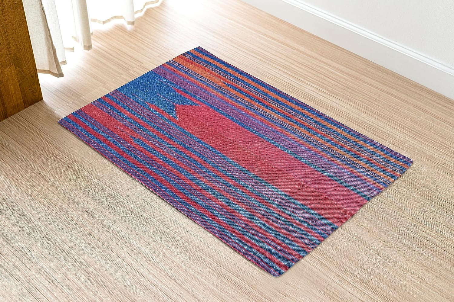 SAMURAI HOME Hand Woven Prayer Mat 3.6X2.1 Feet | Non-Slip Floor Carpet ...