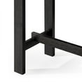 Maven Lane Hera Modern Wooden Console Table in Weathered Black Finish ...