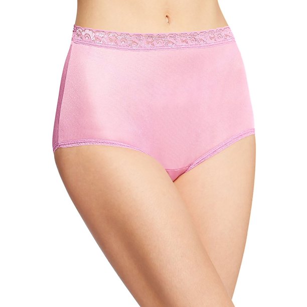 Hanes Hanes Womens Nylon Brief Panties 6 Pack Style Pp70as