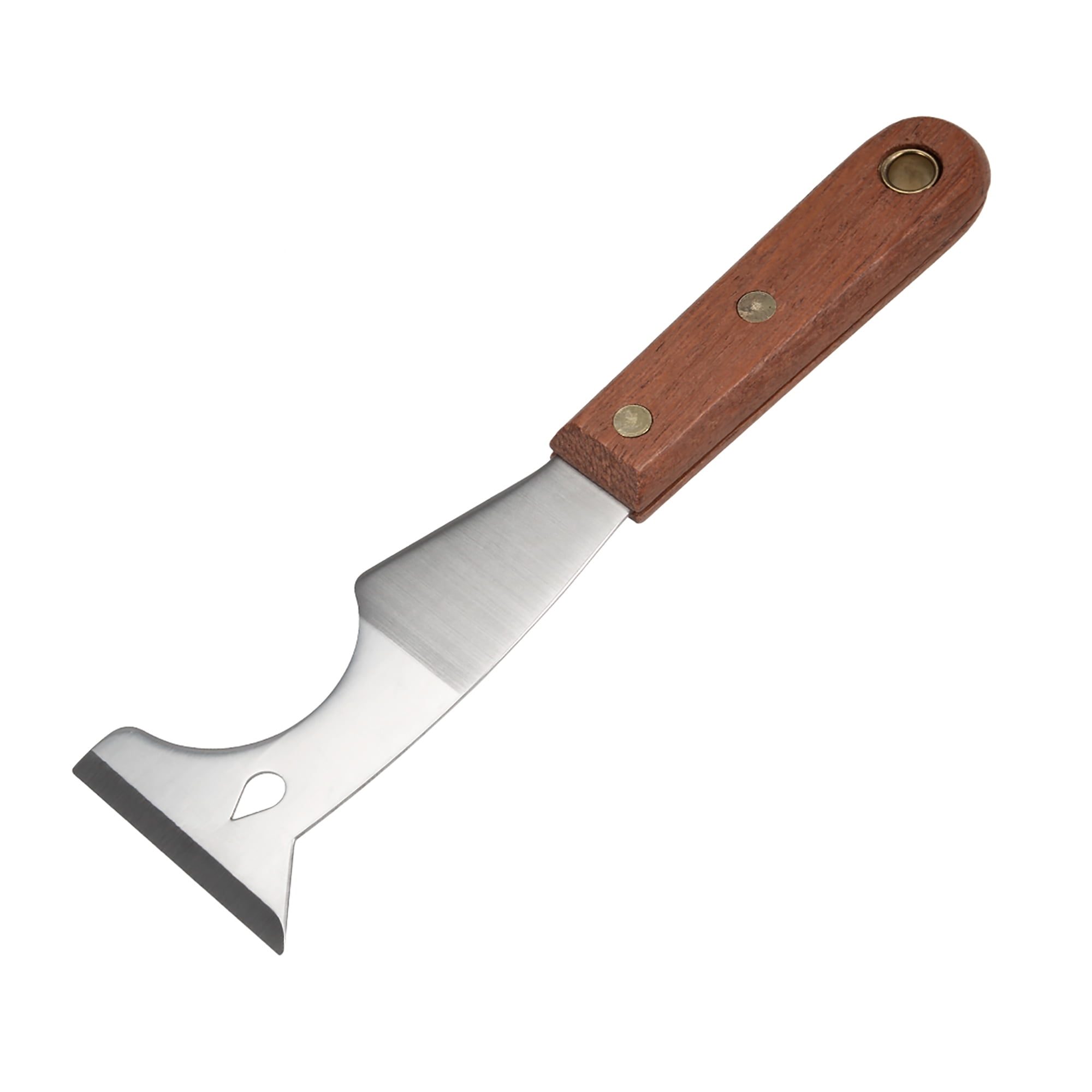Putty Paint Scraper 60mm Stainless Steel Stiff Blade Wooden Handle for ...