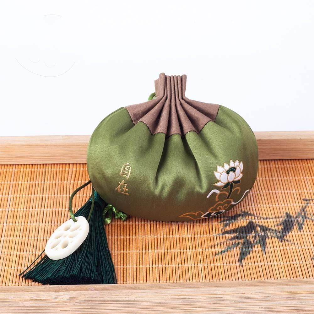 Smooth Antique Pendant Baby Lanugo Hair Bag Small Purse Drawstring ...