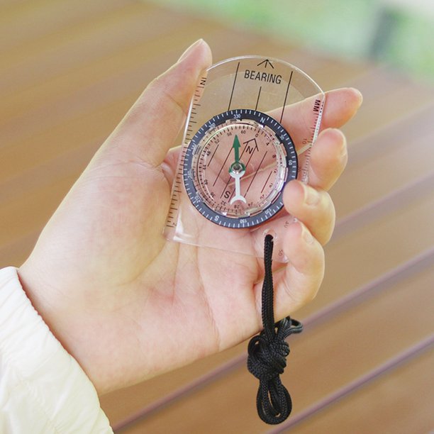 Great Value, Multi Functional Compass Map Scale Ruler Compass, Plastic ...