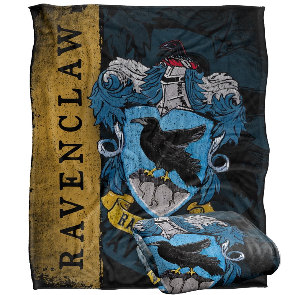 Harry Potter Blanket, 50"x60" Harry Potter House Crest Ravenclaw Silky ...
