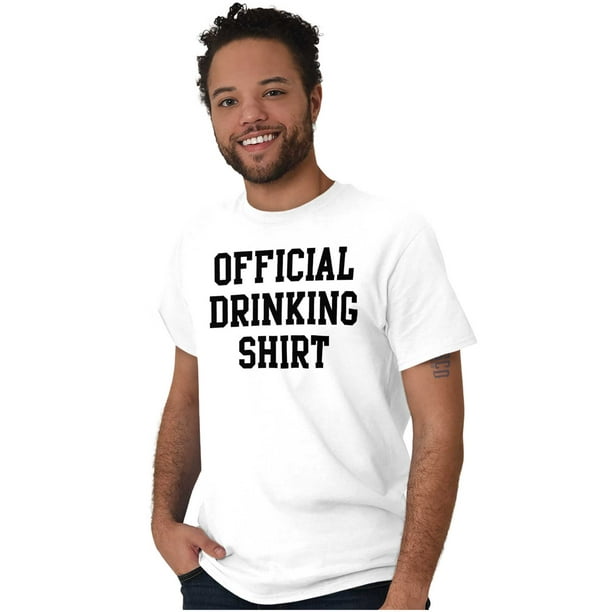 Official Drinking Shirt Beer Drinker Men's Graphic T Shirt Tees Brisco ...