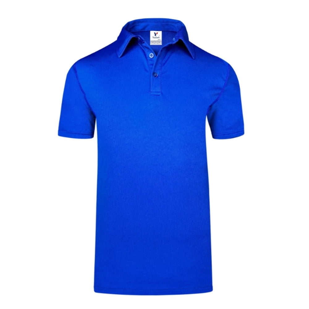 Playera Tipo Polo para Caballero, Color Royal, Talla Mediana, 100% ...