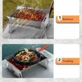ACDANC Portable Folding Bbq Grill with Carry Bag for 1-2 People-Mini ...