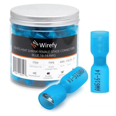 Wirefy 180 PCS Heat Shrink Butt Connectors Kit - Marine Grade Wire Butt ...