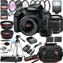 Beginners Canon EOS Rebel T100 / 4000D DSLR Camera Bundle with 18-55mm ...