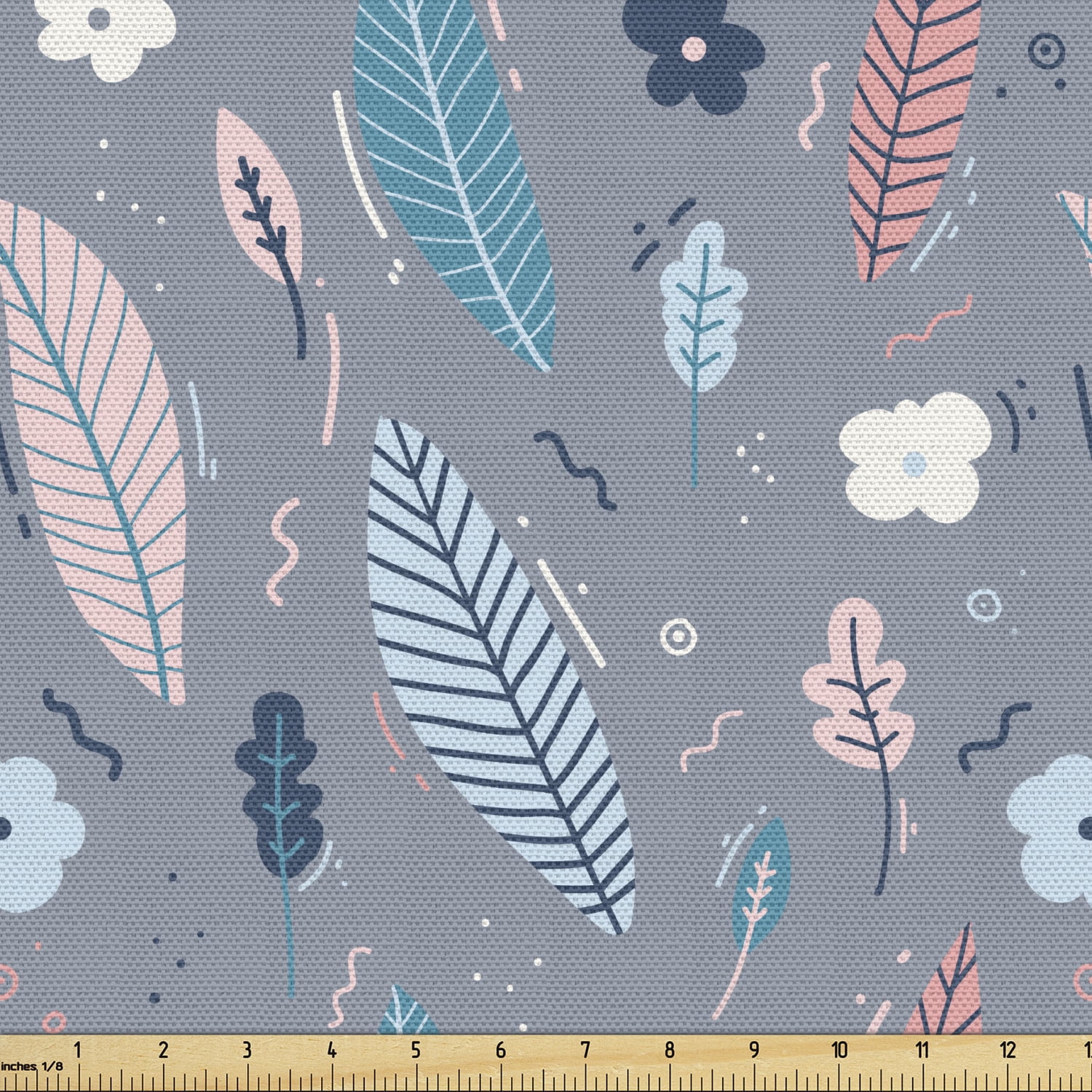 Botany Sofa Upholstery Fabric by the Yard, Abstract Pastel Pattern with ...