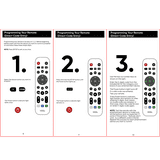 onn. Universal 3-Device Remote, Black, Compatible for TV, Streaming ...